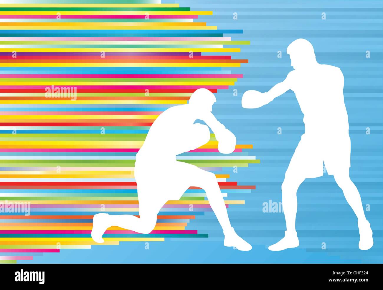 Boxing ring strength action challenge competition boxer boxing glove ...