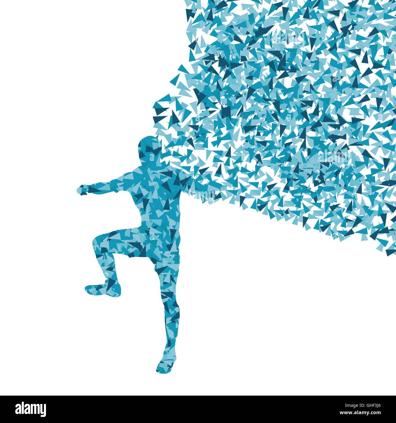 Athletic exercise man stretching warm up vector background concept made ...