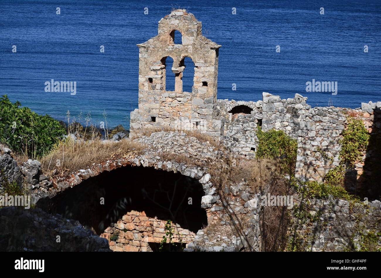 Old church by the sea Stock Photo - Alamy