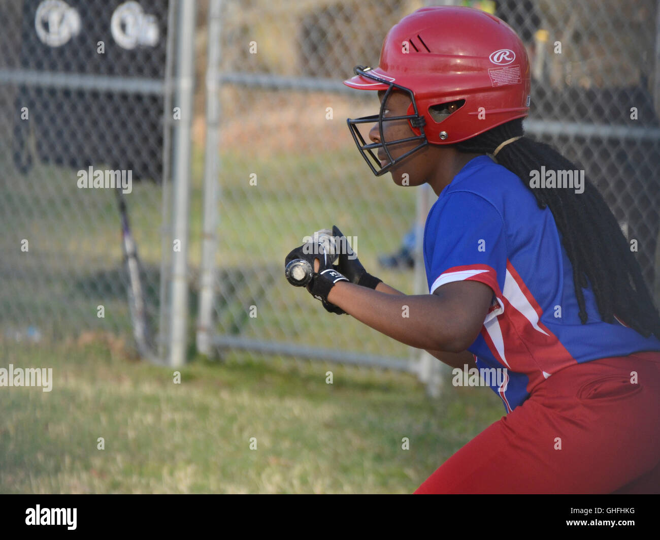 Softball bat hi-res stock photography and images - Alamy