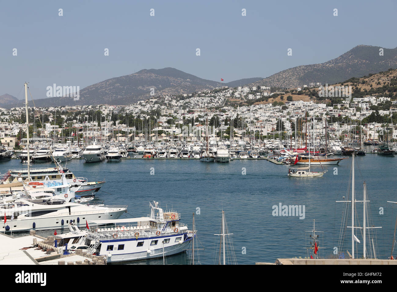 Bodrum Town in Mugla City, Aegean Turkey Stock Photo - Alamy