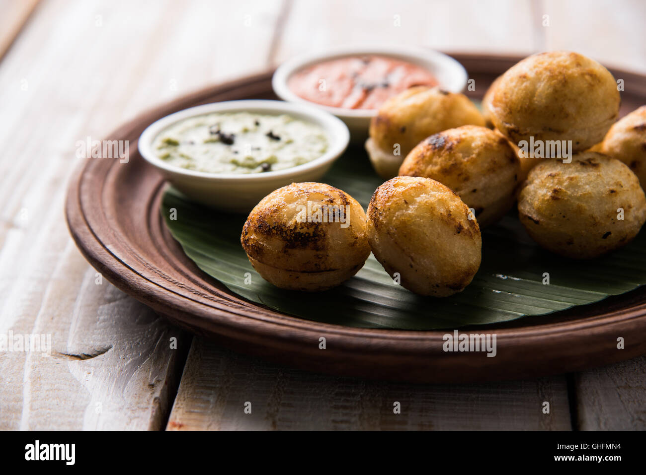 south indian popular food Appe or Appam or Rava Appe Stock Photo - Alamy