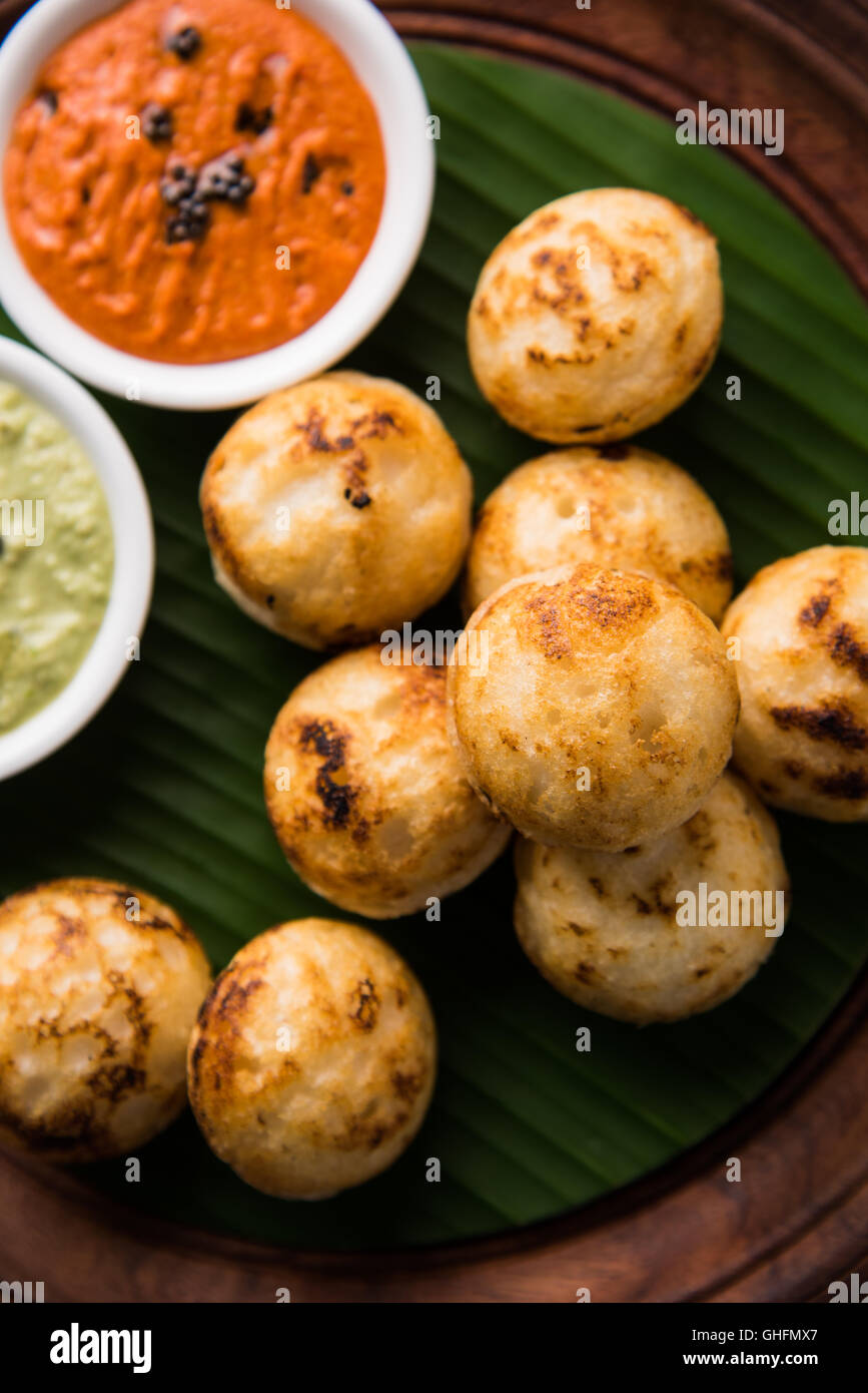 south indian popular food Appe or Appam or Rava Appe Stock Photo - Alamy