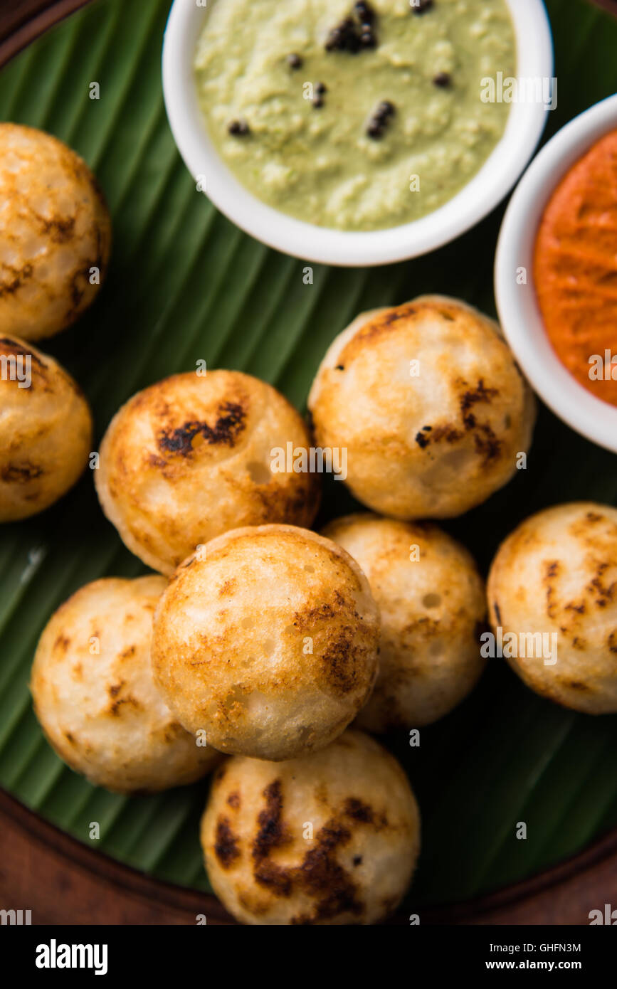 south indian popular food Appe or Appam or Rava Appe Stock Photo - Alamy