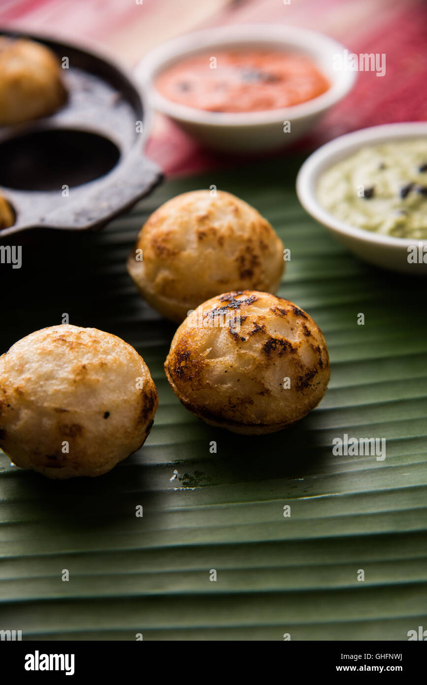 south indian popular food Appe or Appam or Rava Appe Stock Photo - Alamy