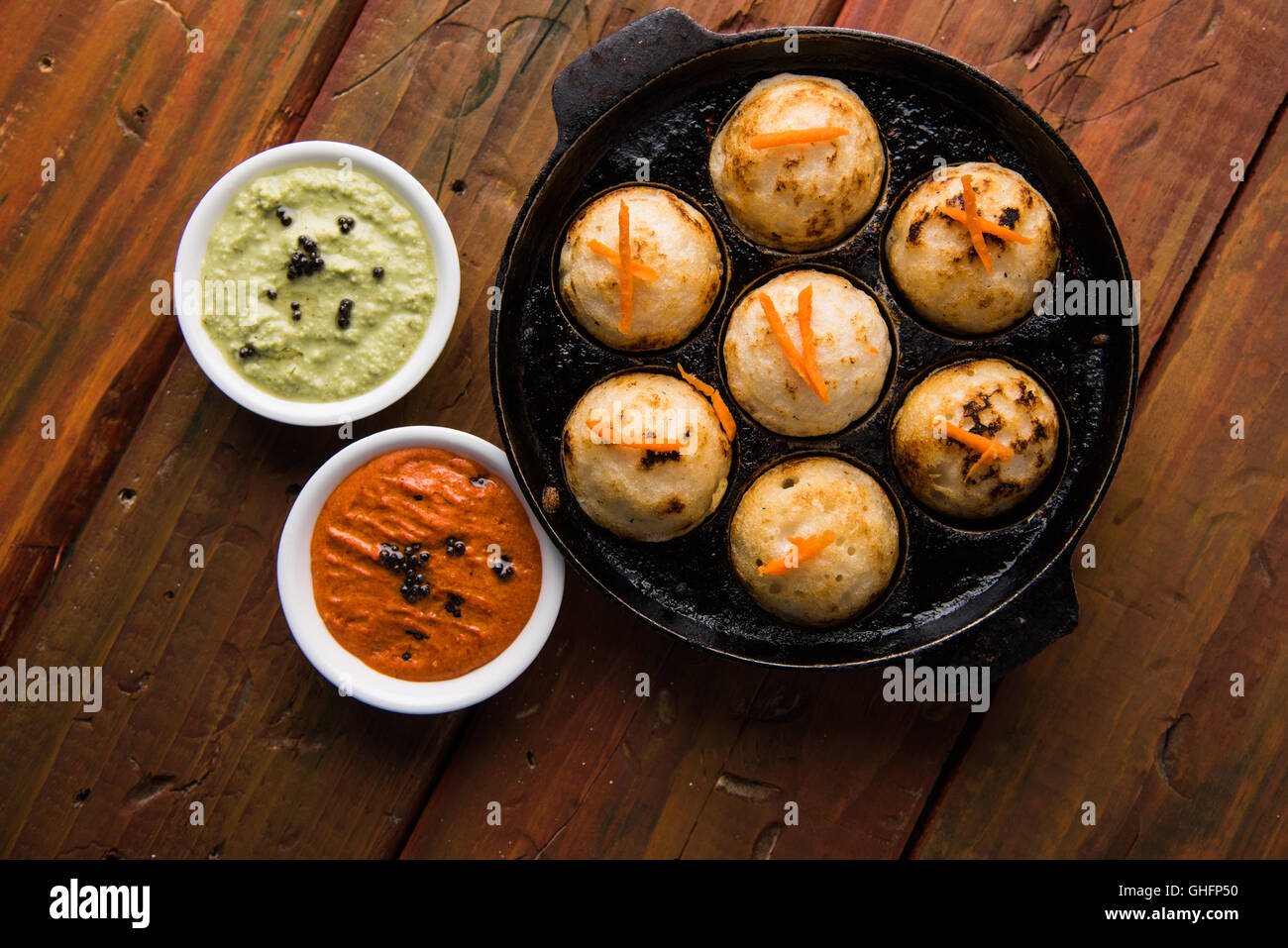 south indian popular food Appe or Appam or Rava Appe Stock Photo - Alamy