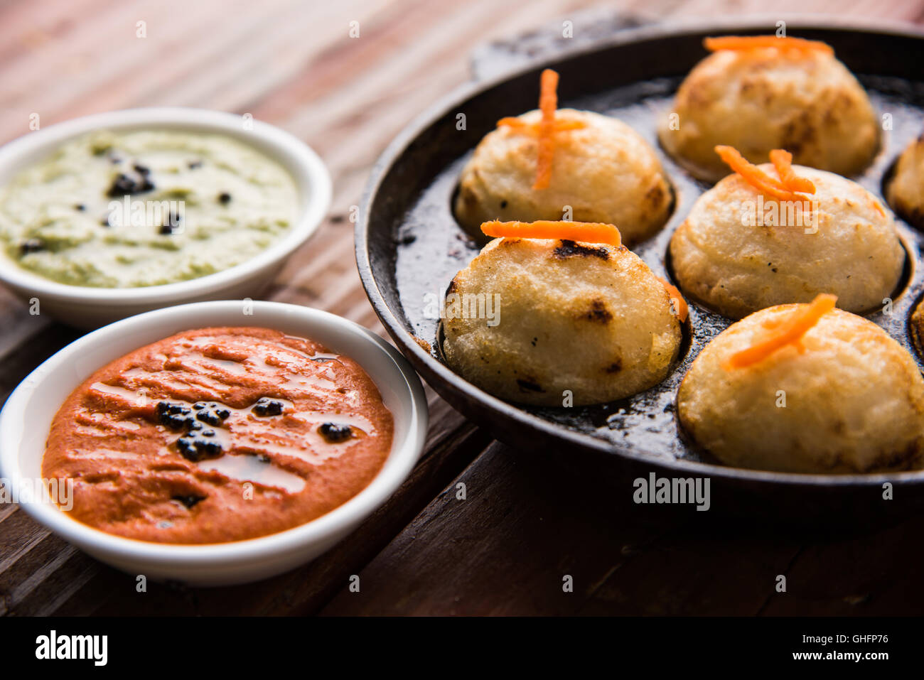 south indian popular food Appe or Appam or Rava Appe Stock Photo - Alamy