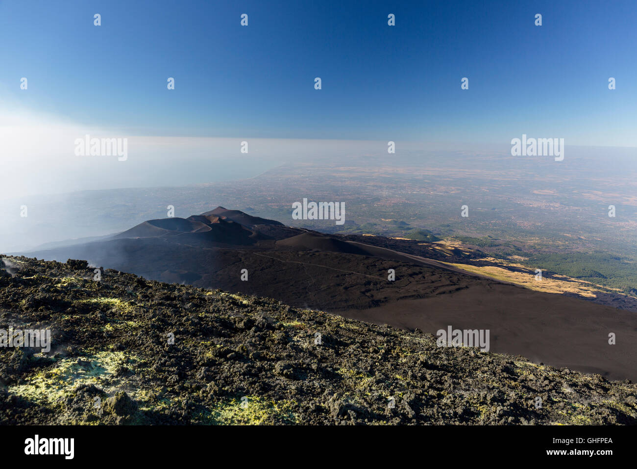 Etna summit craters etna hi-res stock photography and images - Alamy