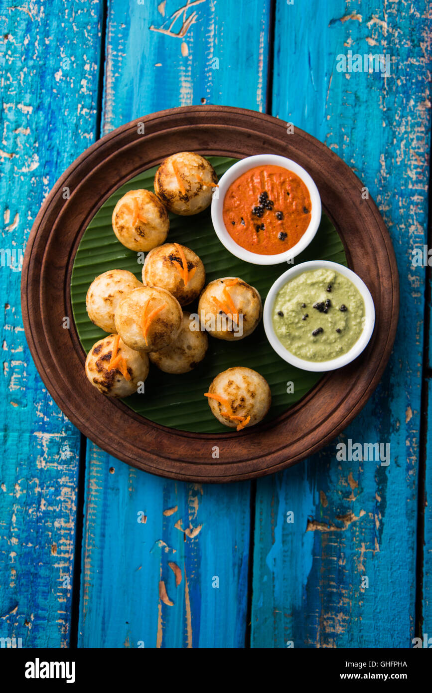 south indian popular food Appe or Appam or Rava Appe Stock Photo - Alamy