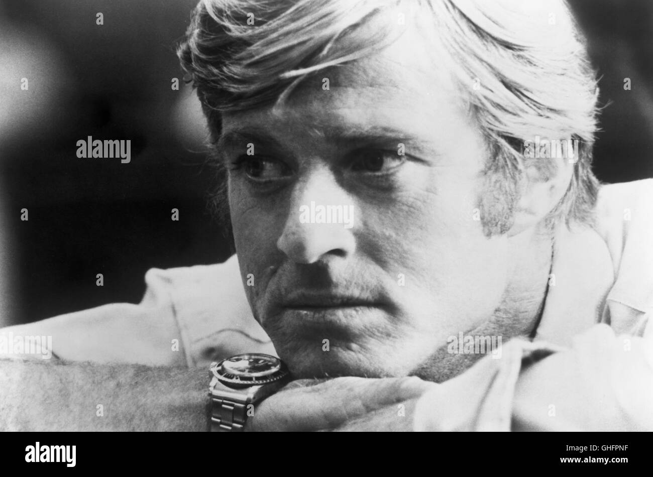 Reporter Bob Woodward (ROBERT REDFORD) Regie: Alan J. Pakula Stock ...