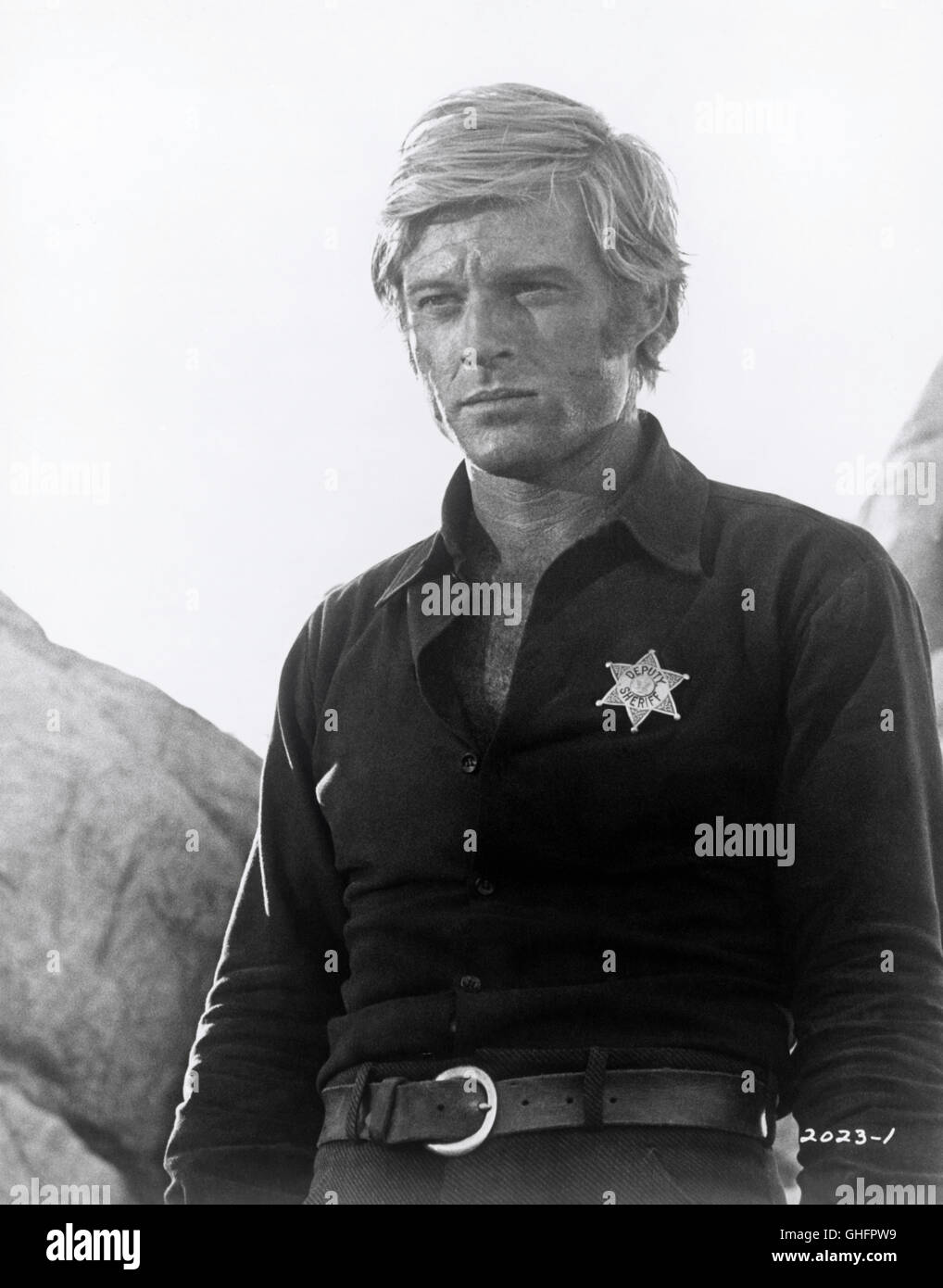 Deputy Sheriff Cooper (ROBERT REDFORD) Regie: Abraham Polonsky Stock ...