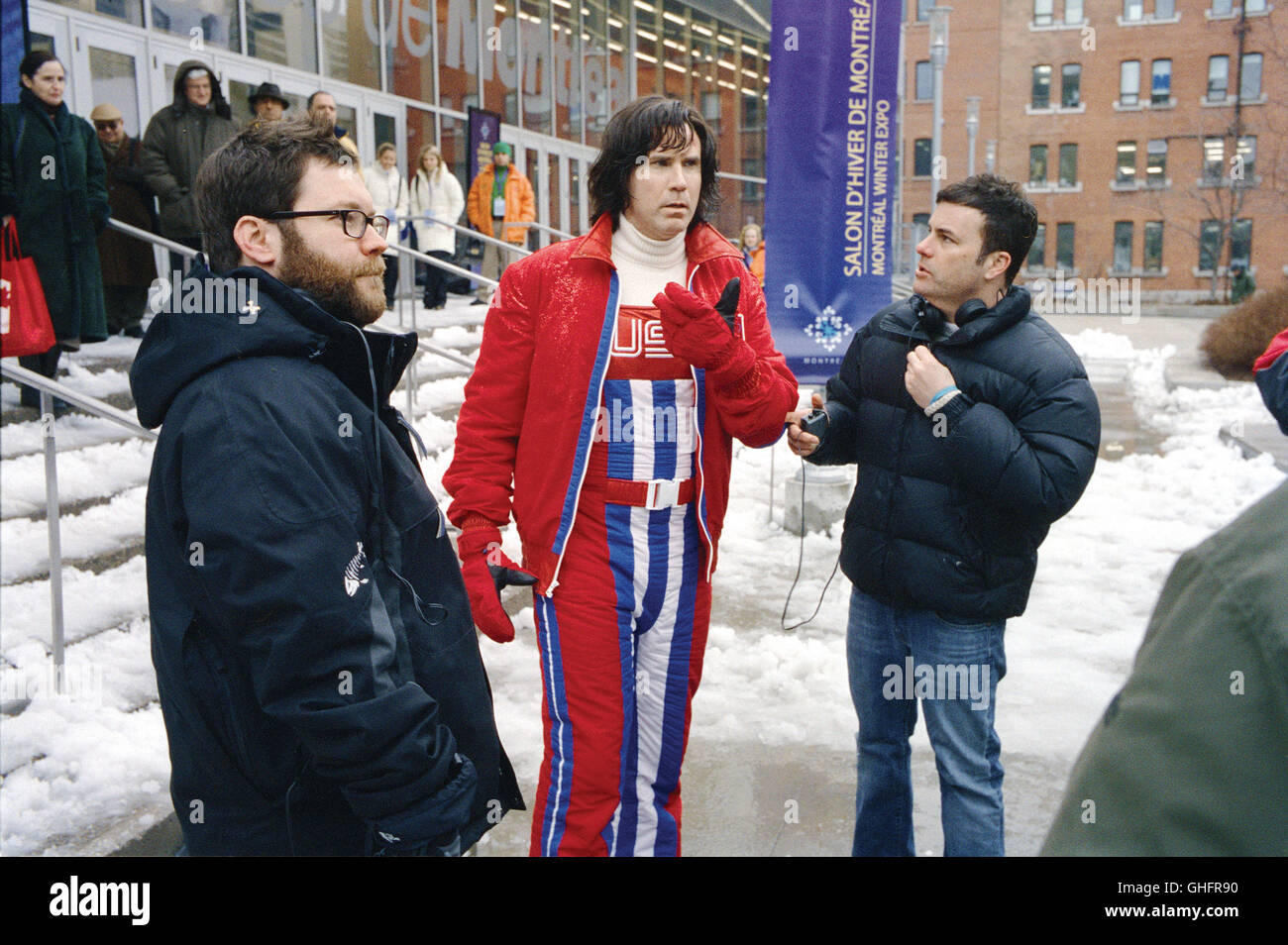 Die Eisprinzen / WILL FERRELL on the set Regie: Josh Gordon/Will Speck ...