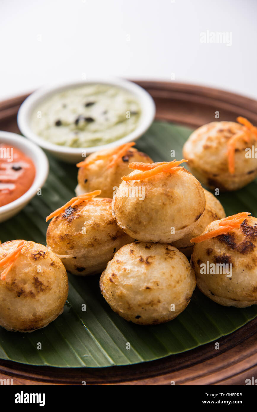 south indian popular food Appe or Appam or Rava Appe Stock Photo - Alamy