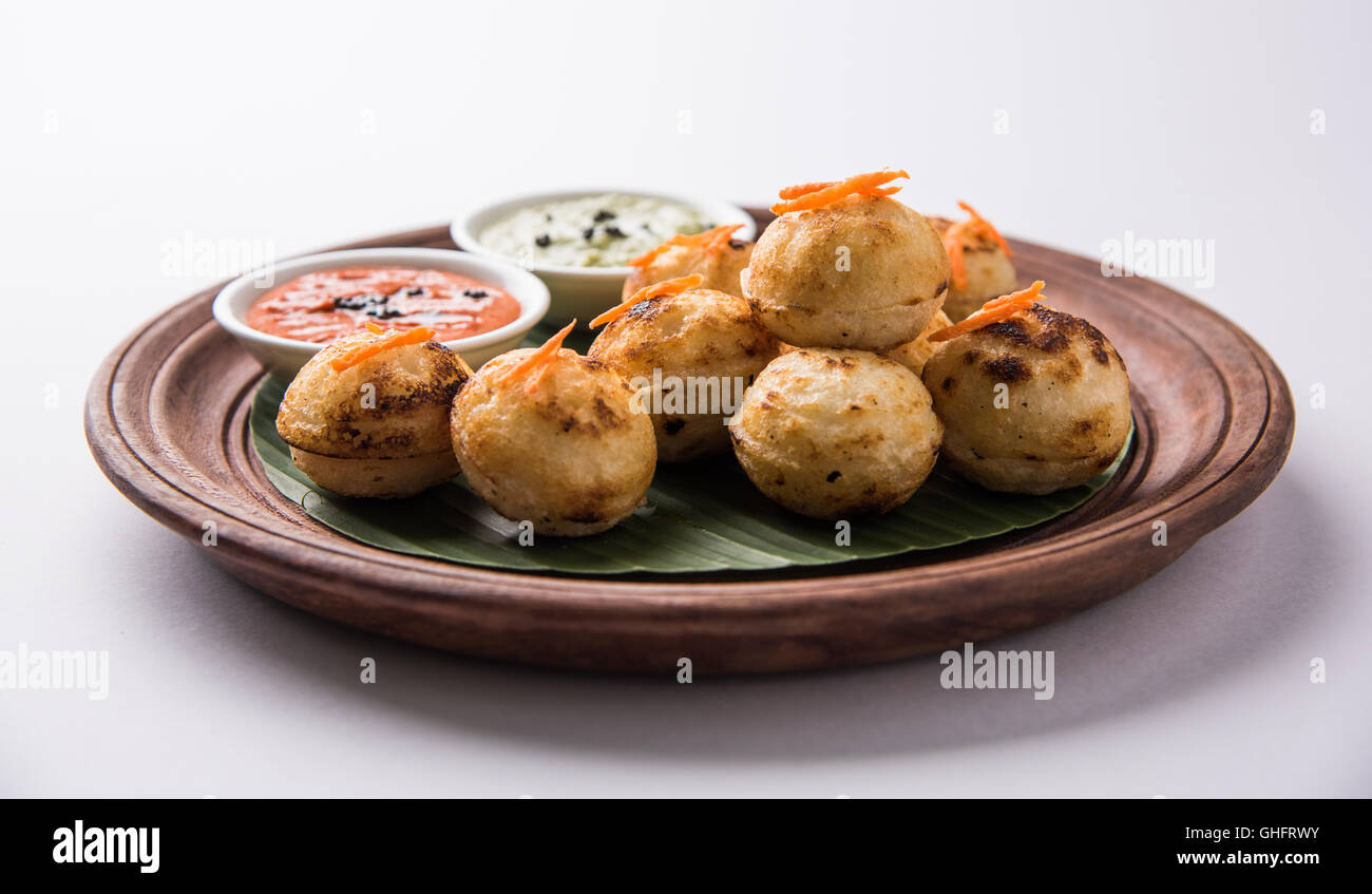 south indian popular food Appe or Appam or Rava Appe Stock Photo - Alamy
