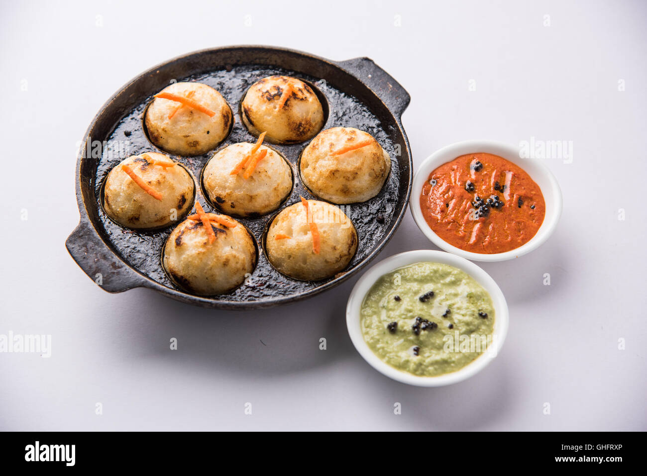 south indian popular food Appe or Appam or Rava Appe Stock Photo - Alamy