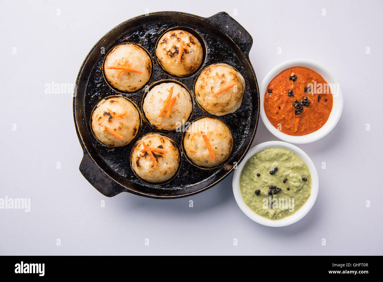 south indian popular food Appe or Appam or Rava Appe Stock Photo - Alamy