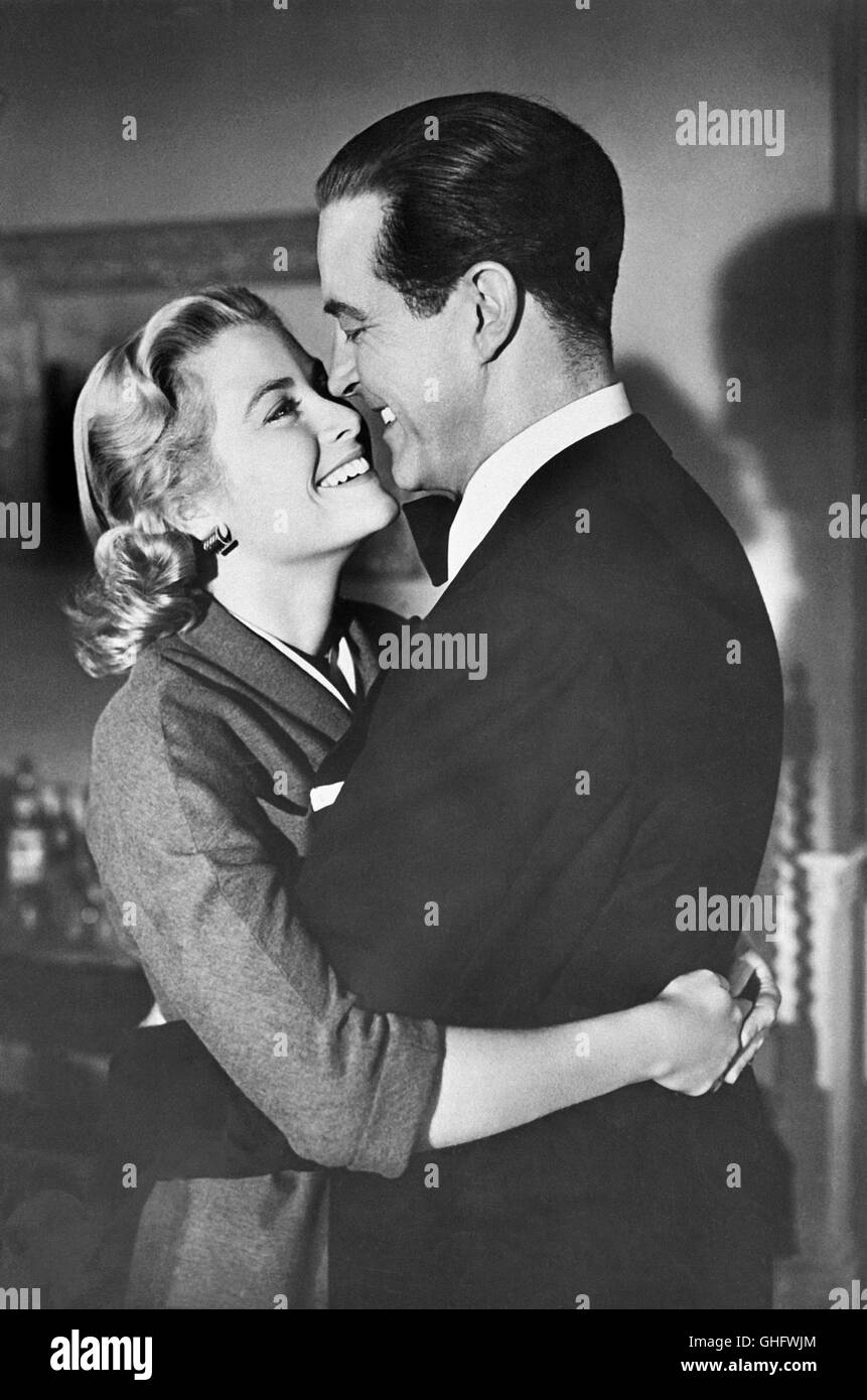 GRACE KELLY (Margot Wendice), RAY MILLAND (Tony Wendice) Regie: Alfred ...