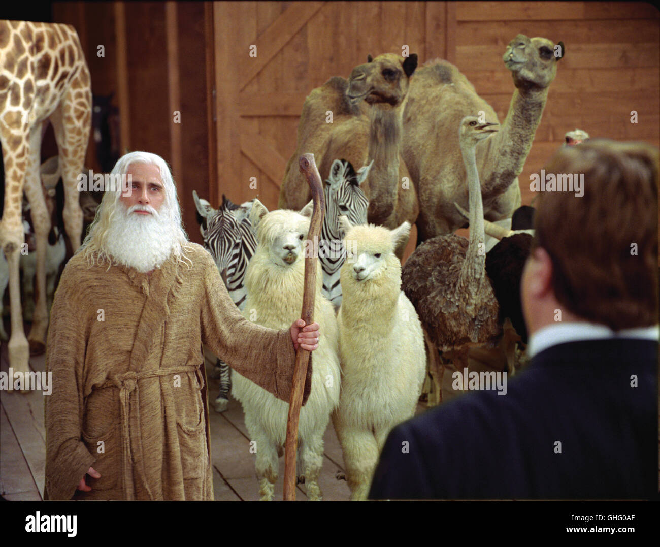 Evan Allmächtig / Evan Baxter (STEVE CARELL) speaks to his audience as ...