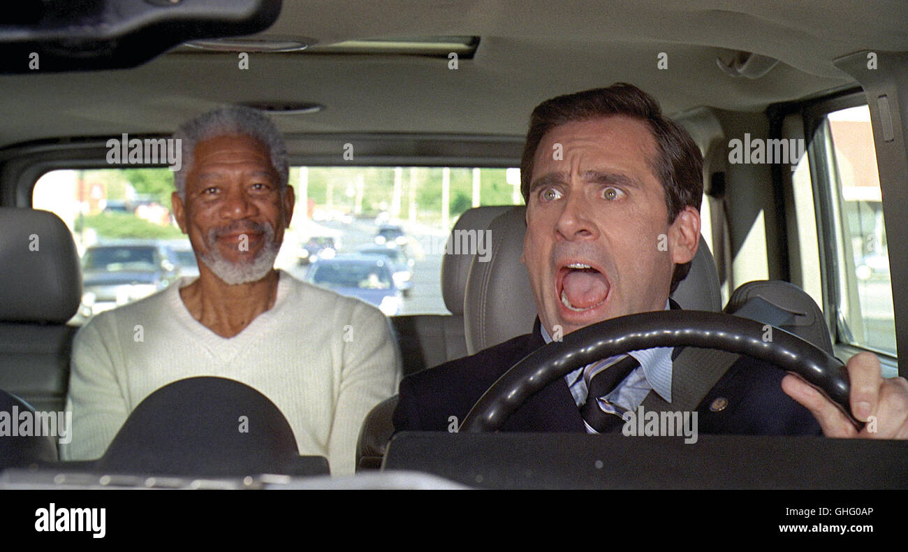 Evan Allmächtig / God (MORGAN FREEMAN) encourages Evan Baxter (STEVE ...