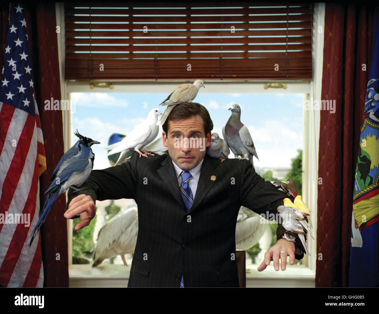 Steve carell in evan almighty movie hi-res stock photography and images ...