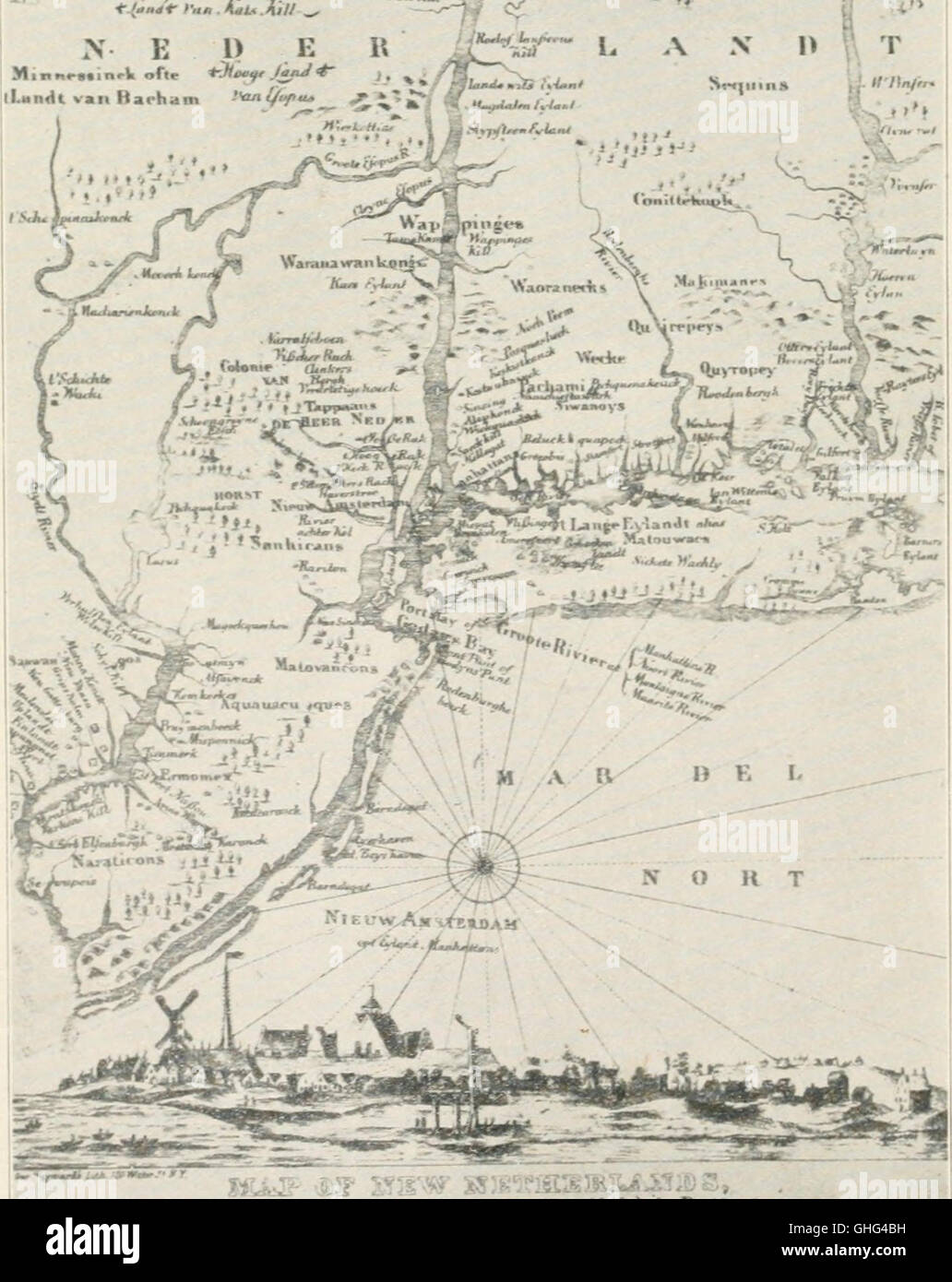 1620 america map hi-res stock photography and images - Alamy