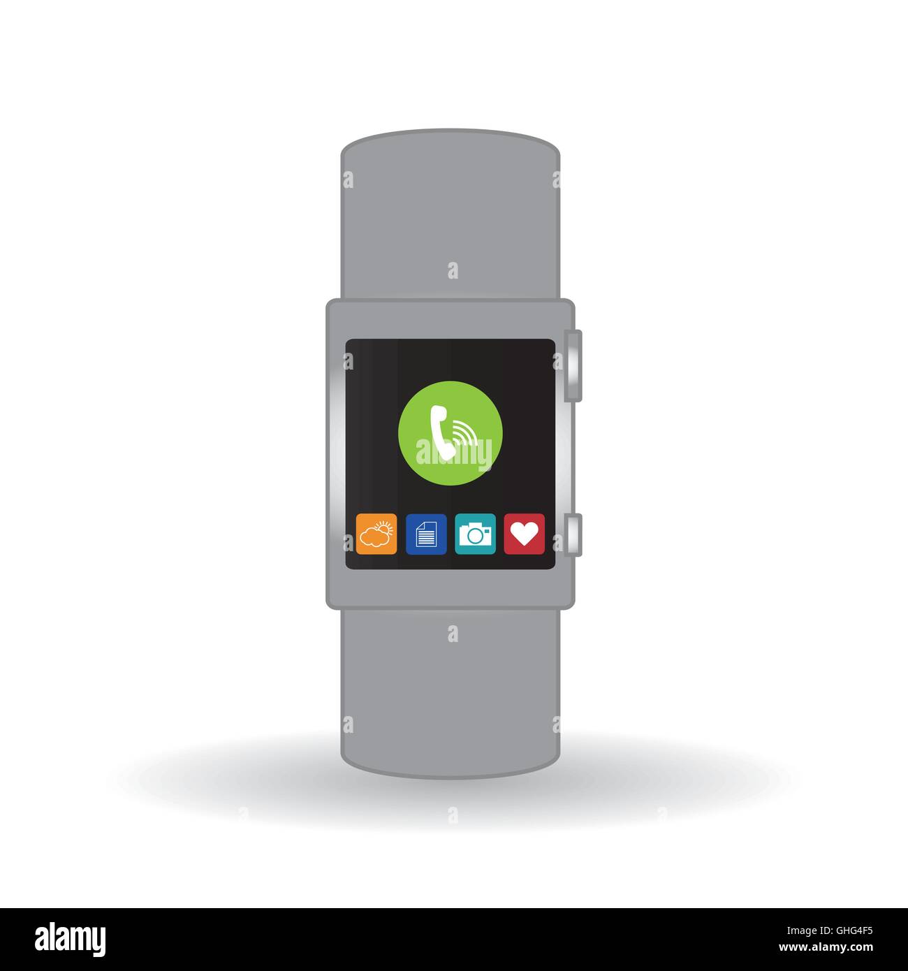 smart watch icon design, vector illustration Stock Vector Image & Art ...