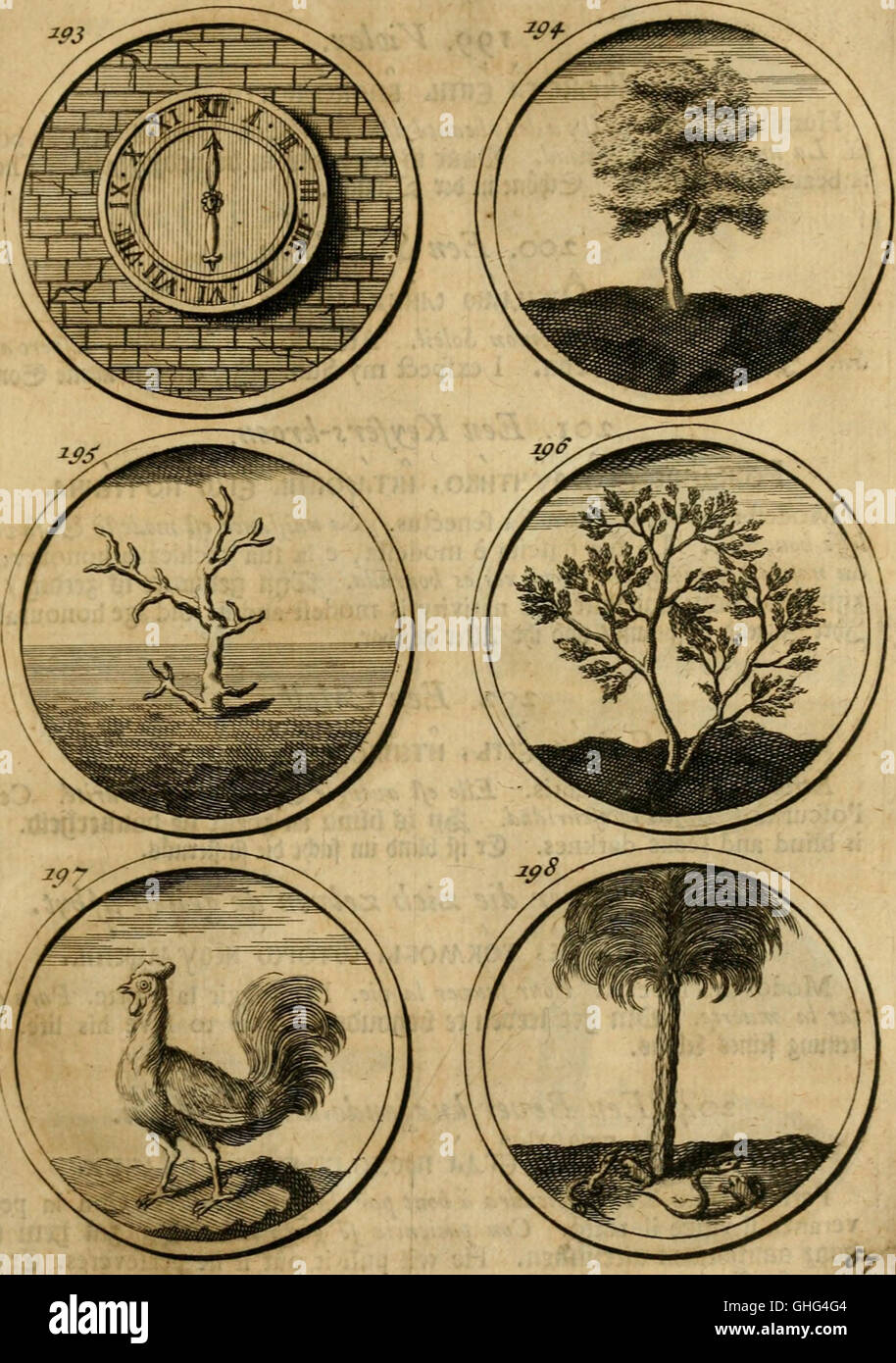 Symbola et emblemata (1705 Stock Photo - Alamy