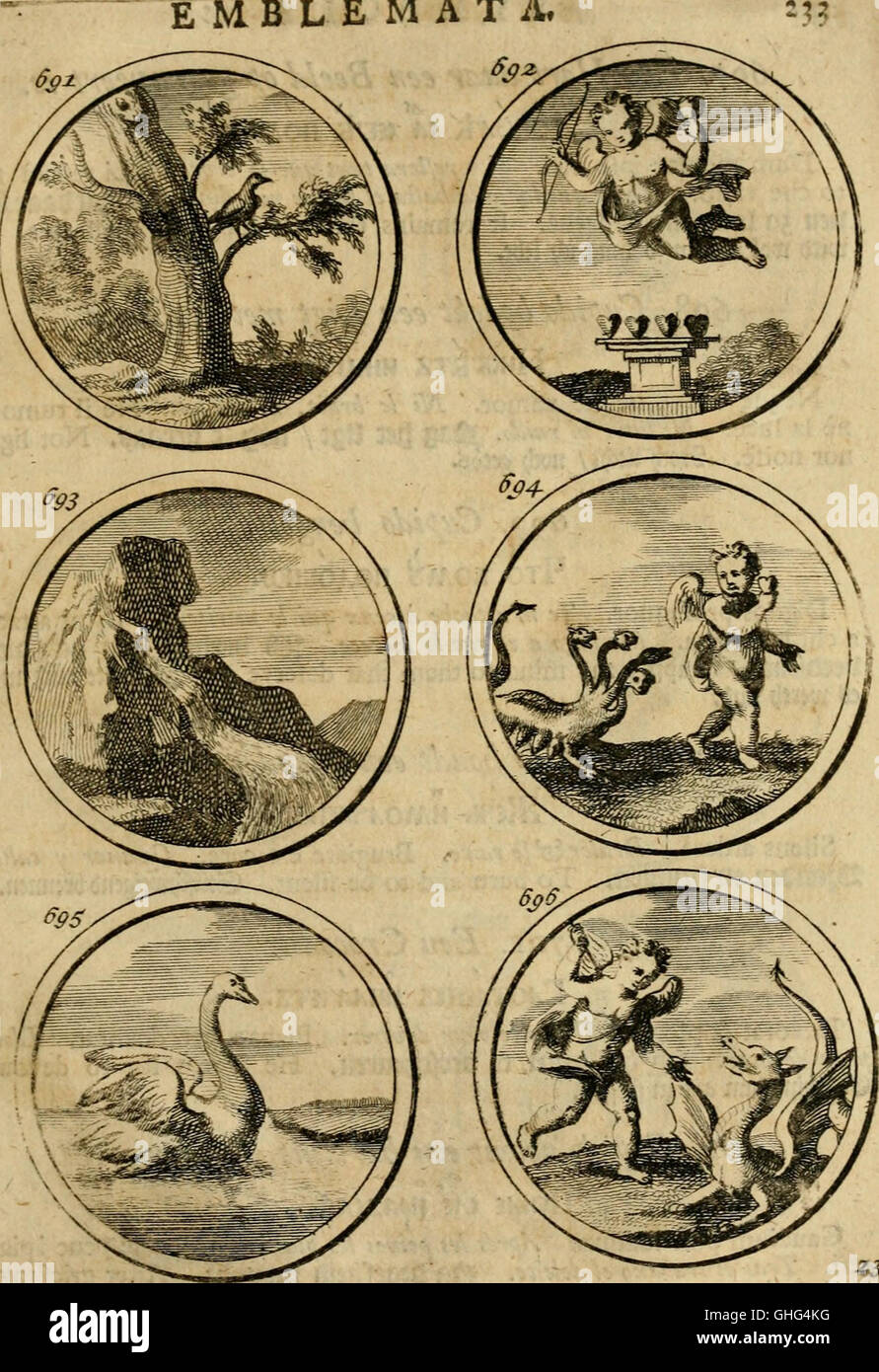 Symbola et emblemata (1705 Stock Photo - Alamy