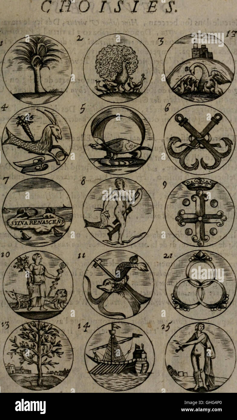 *Devises et Emblemes, Anciennes et Modernes* is a collection of ancient ...