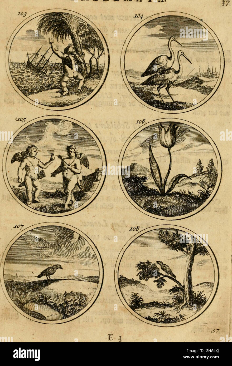 A 1705 collection of symbolic and emblematic designs, exploring the use ...