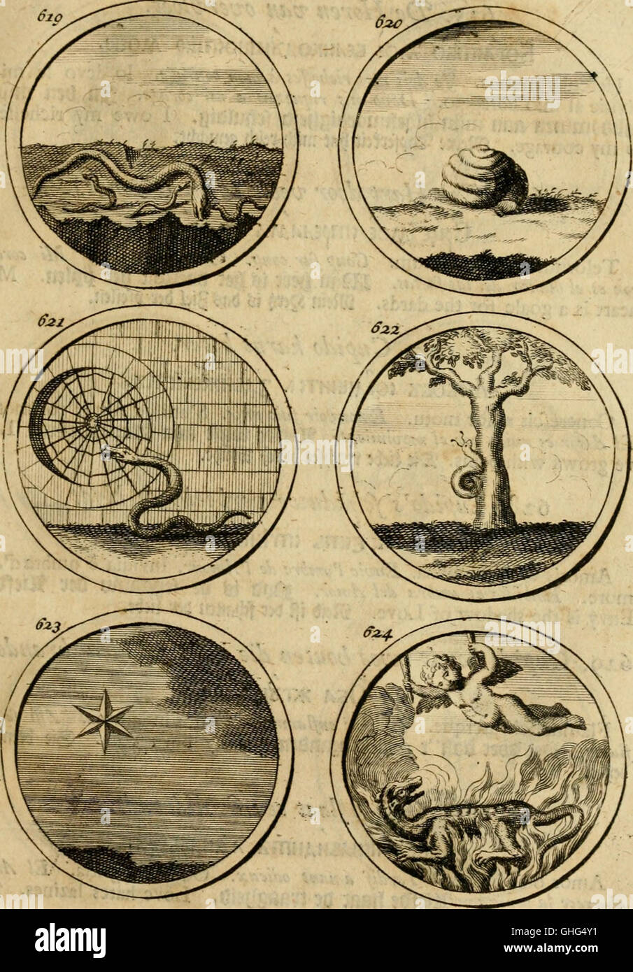 This 1705 collection of emblems and symbols presents allegorical ...