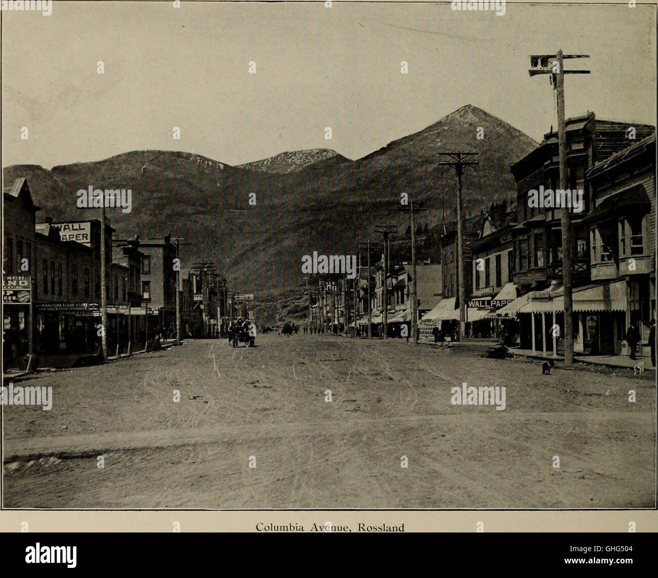 Map of kaslo british columbia hi-res stock photography and images - Alamy