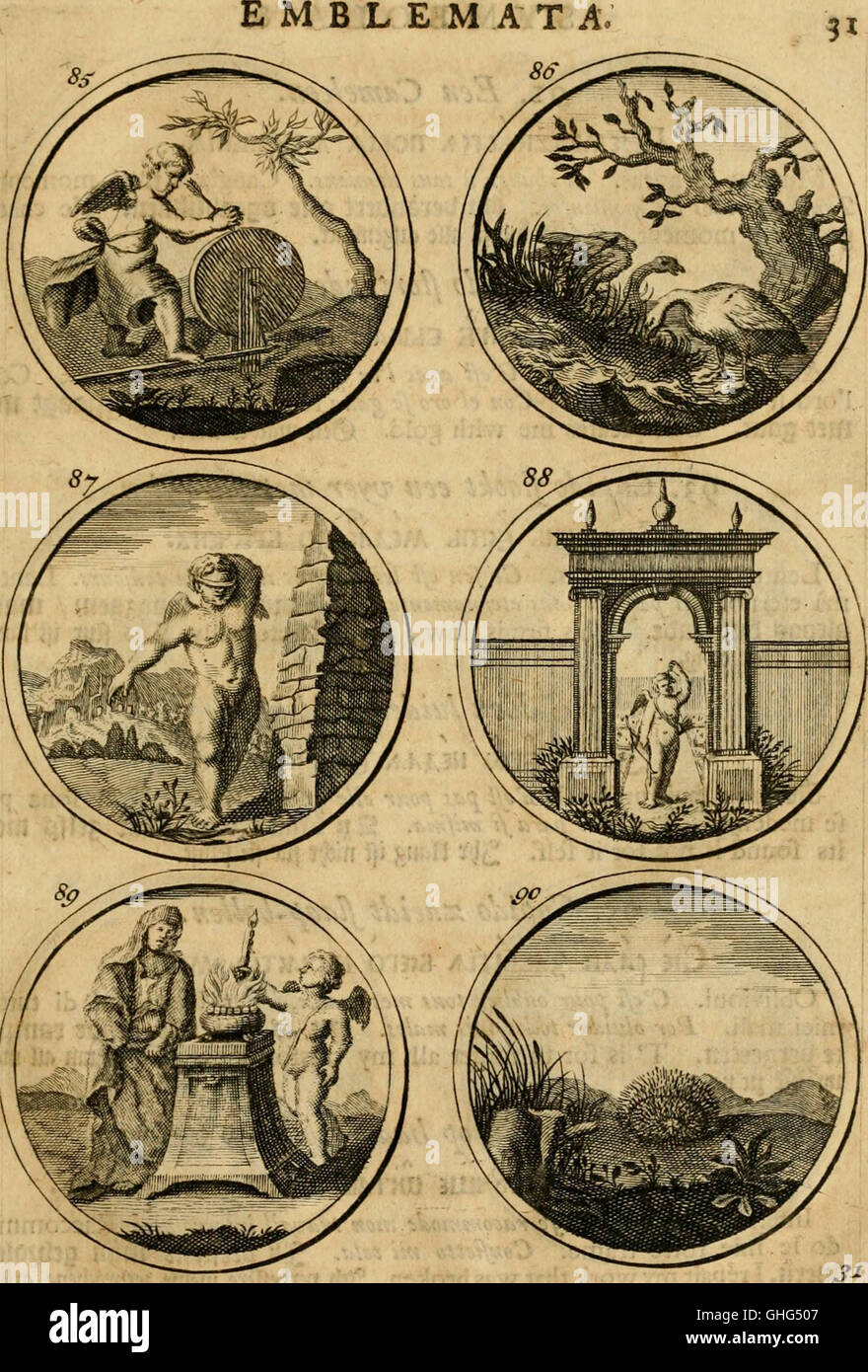 Symbola et emblemata (1705 Stock Photo - Alamy
