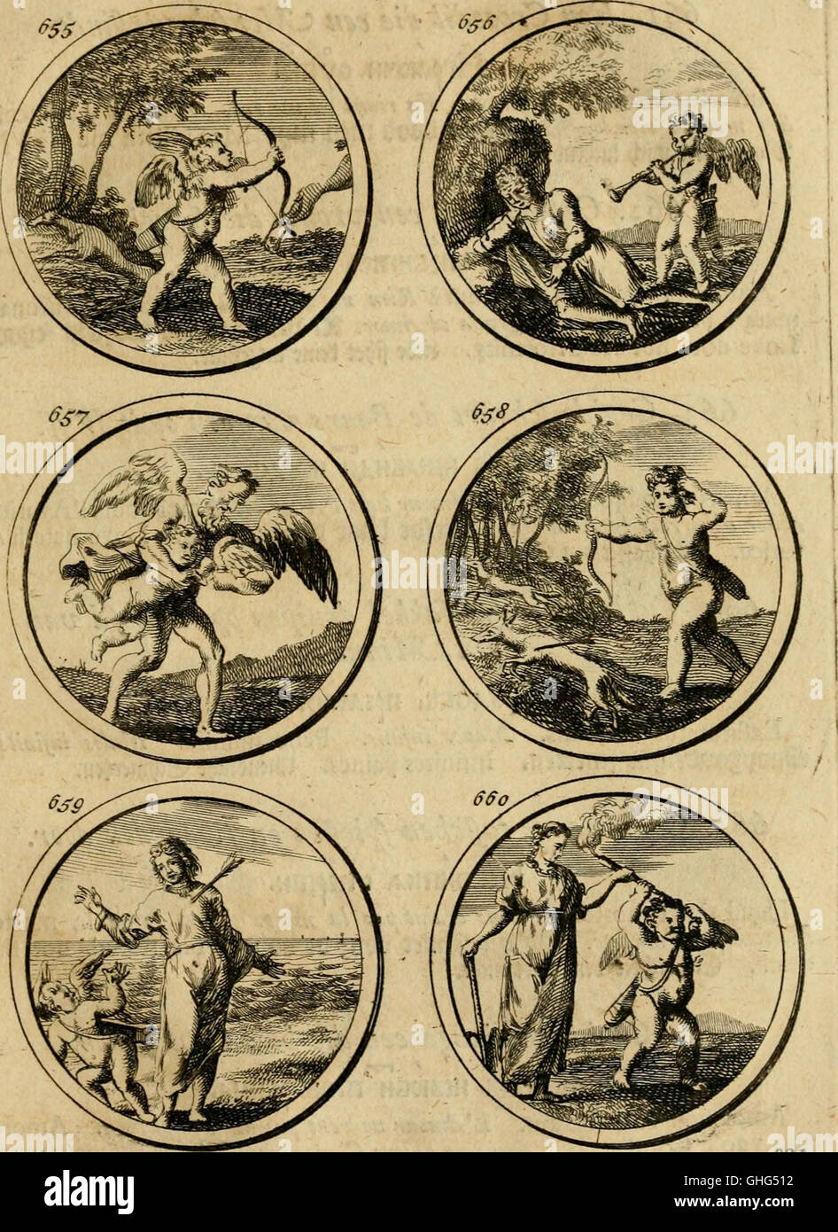 Symbola et emblemata (1705 Stock Photo - Alamy