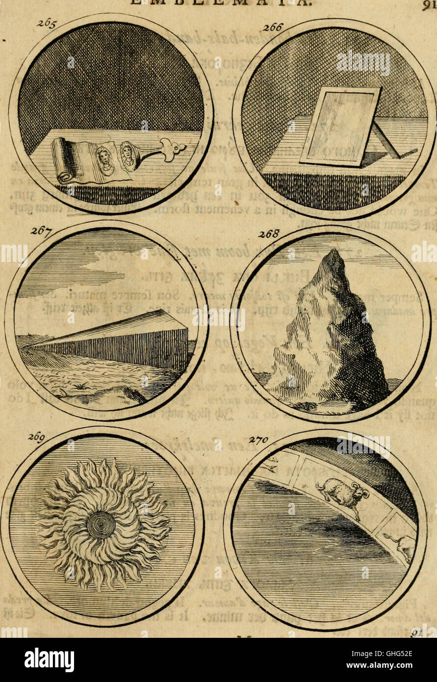 This 1705 work, Symbola et Emblemata, features a collection of emblems ...