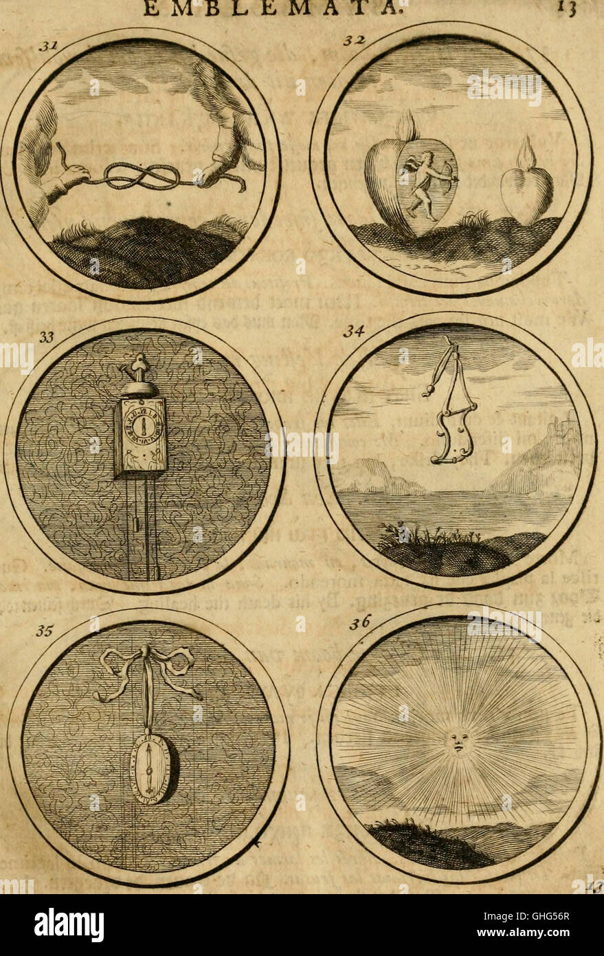 Symbola et emblemata (1705 Stock Photo - Alamy