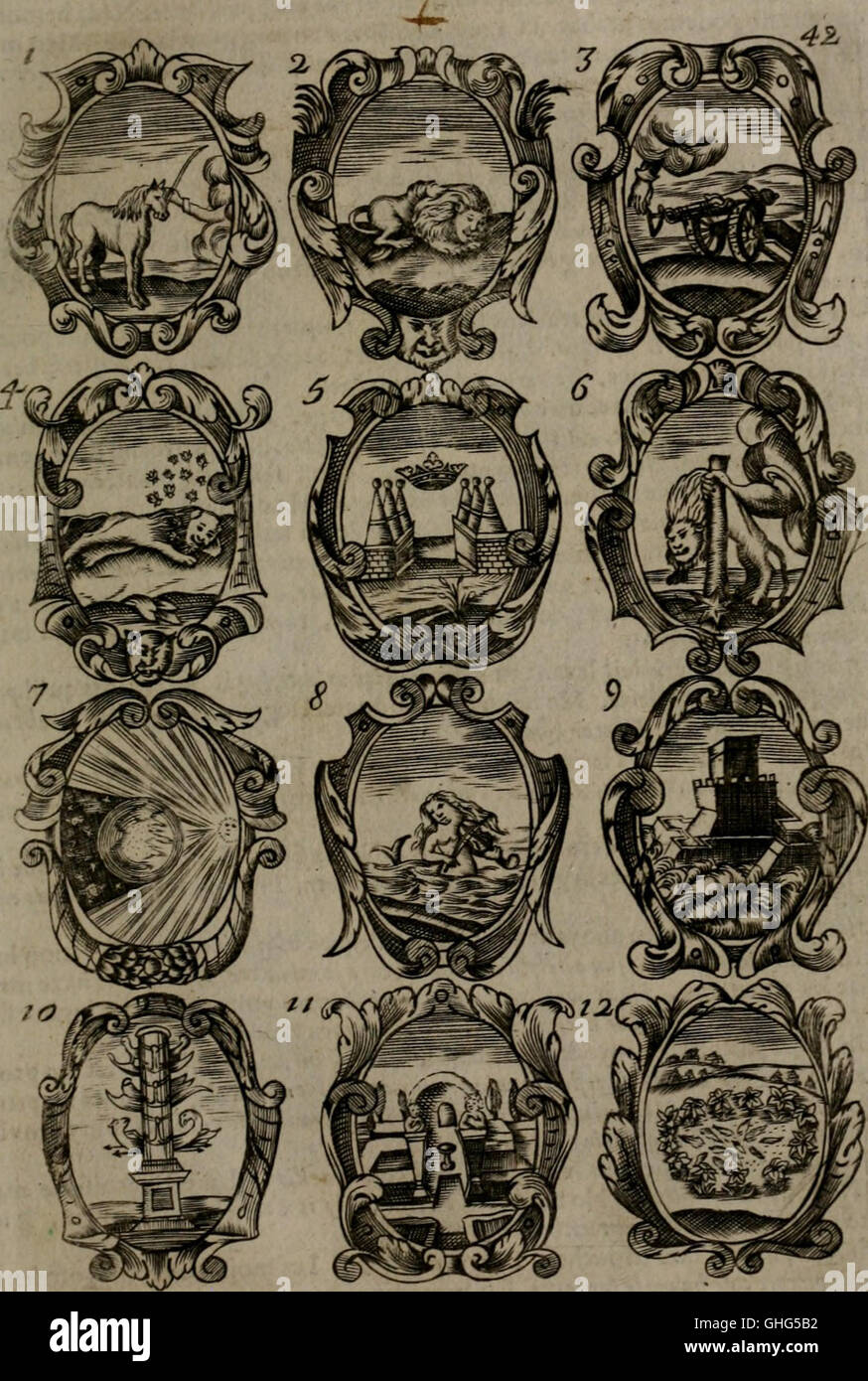 This 16th-century work presents ancient and modern emblems and devices ...