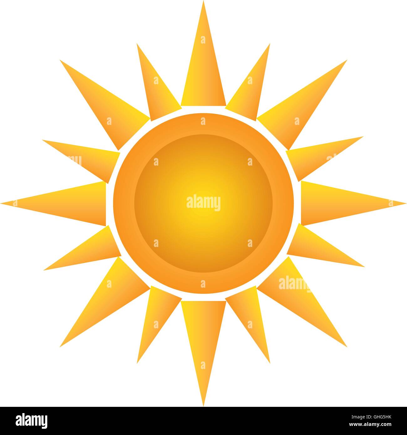 sun representation icon Stock Vector Image & Art - Alamy