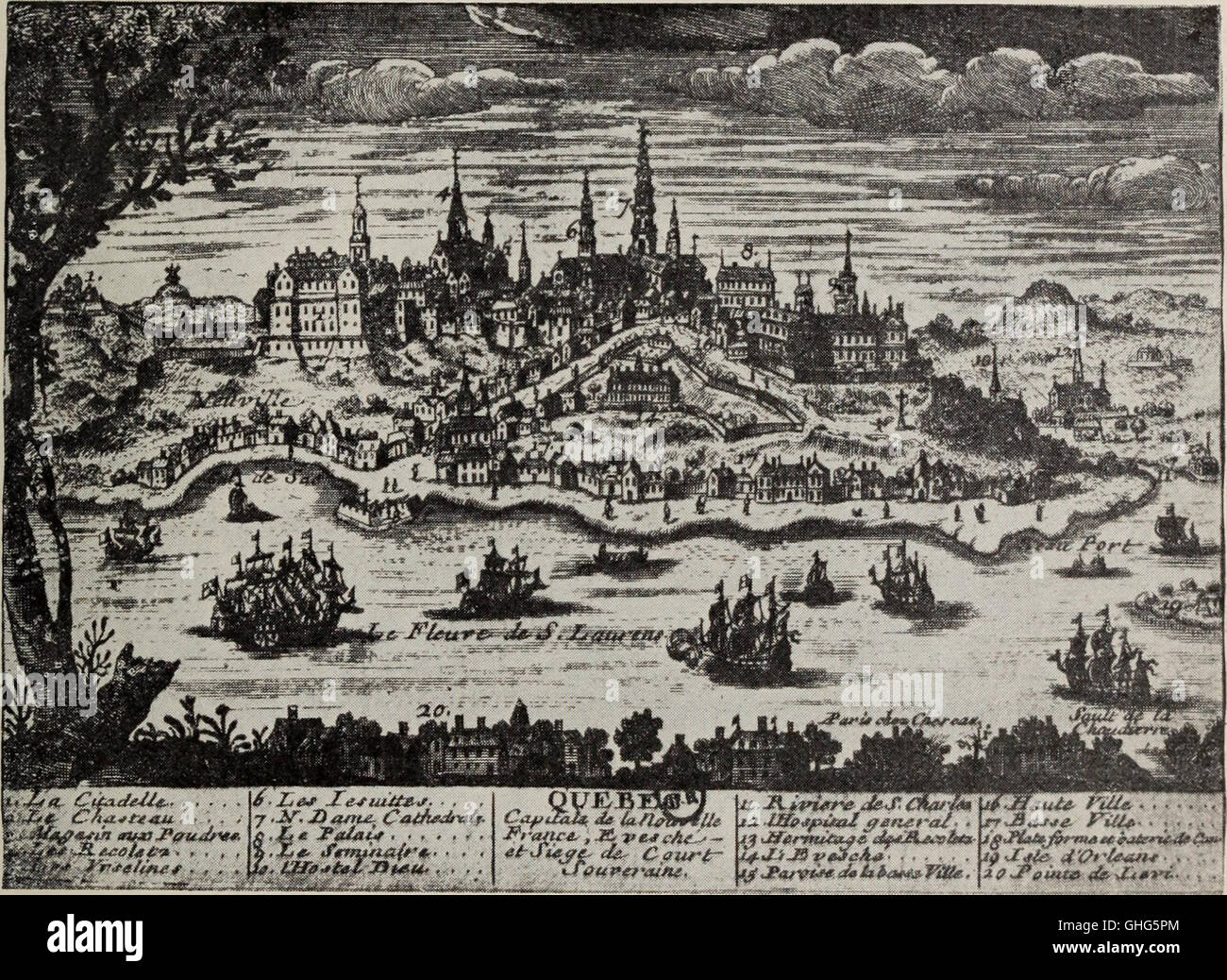 La vielle capitale - Québec historique, 1608-1908; photographies de ...