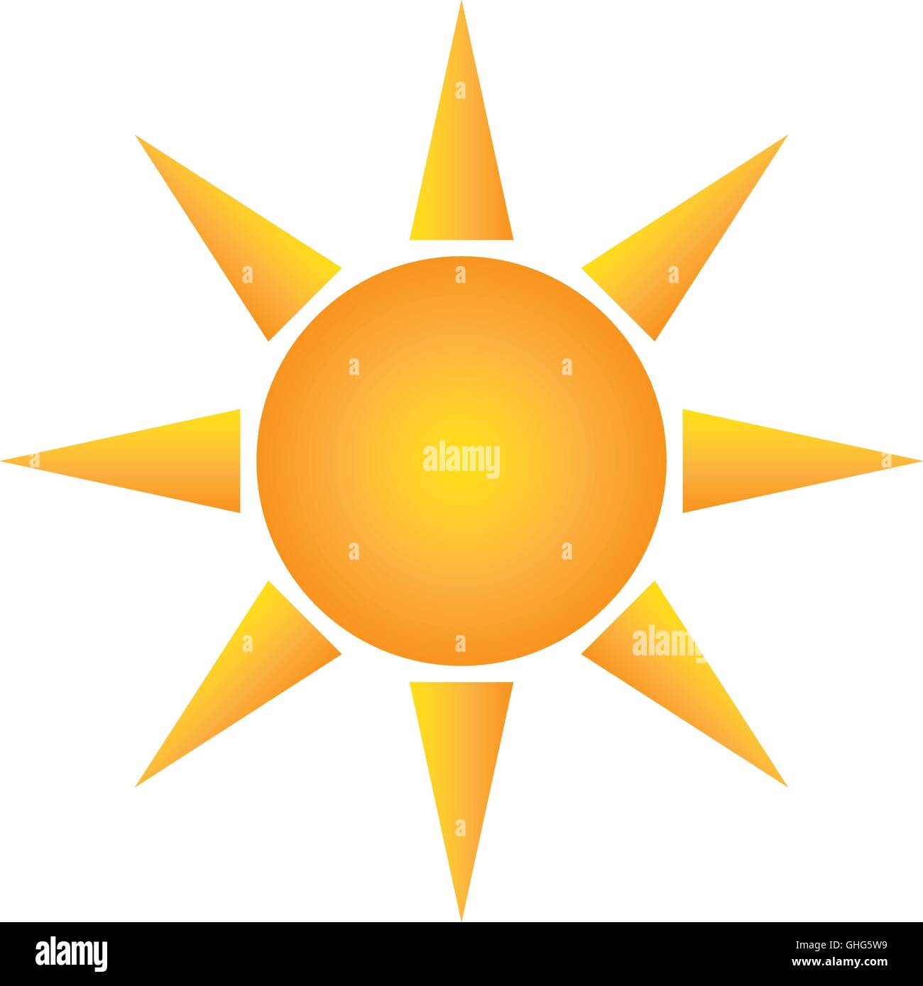 sun representation icon Stock Vector Image & Art - Alamy