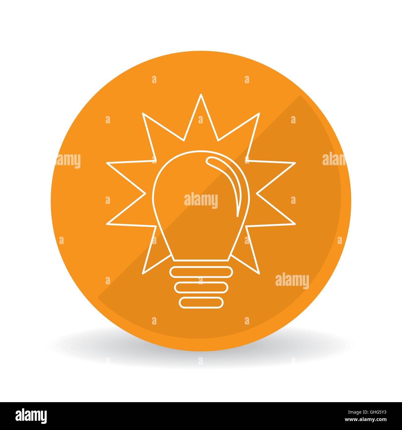 Light bulb icon design, vector illustration Stock Vector Image & Art ...