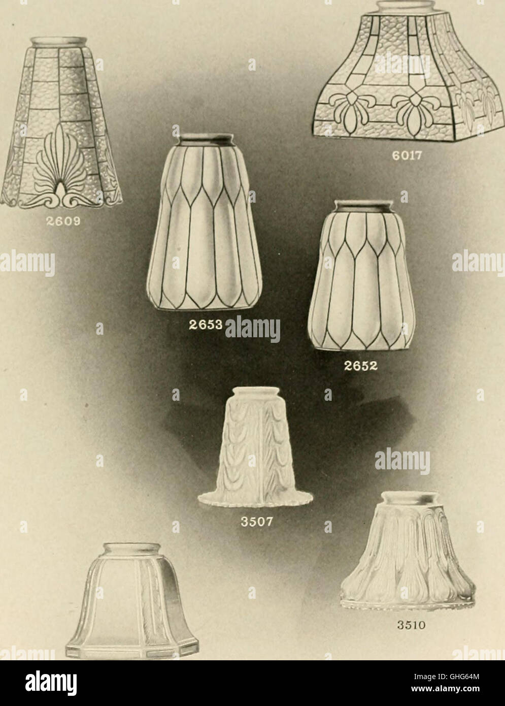 This 1912 work provides a catalog of various types of shades and globes ...