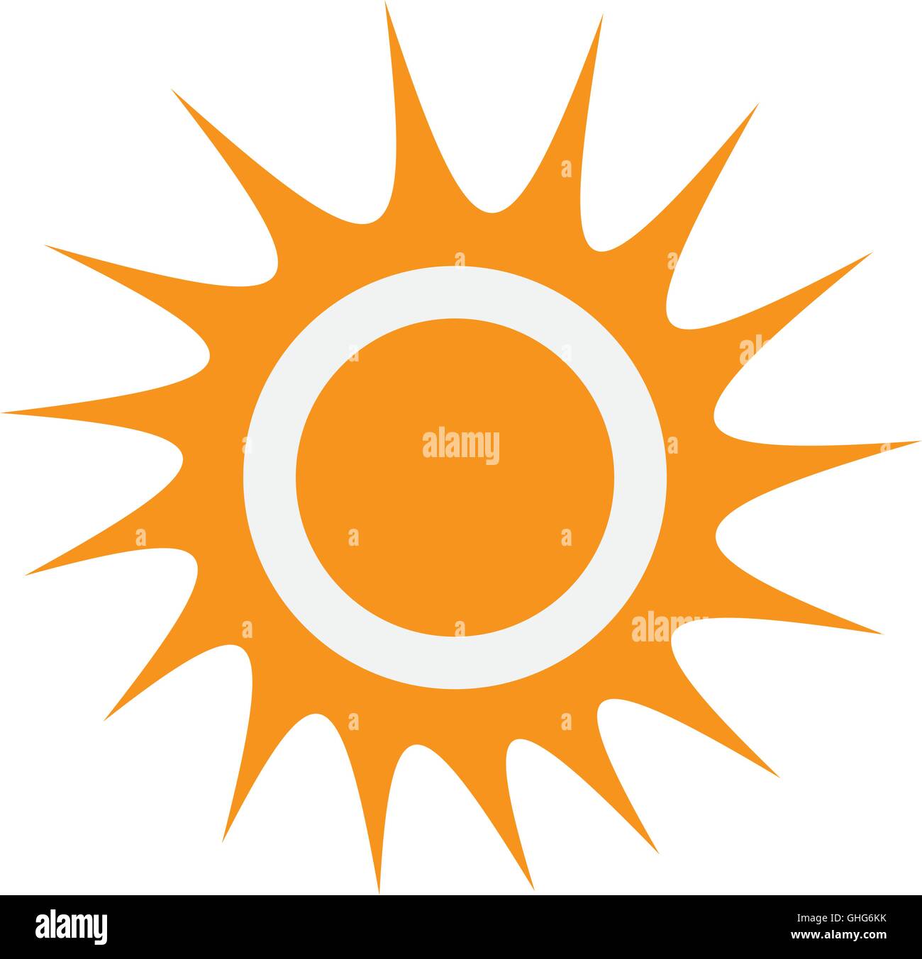 sun representation icon Stock Vector Image & Art - Alamy
