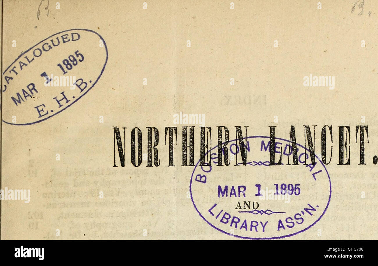 The lancet cover hi-res stock photography and images - Alamy