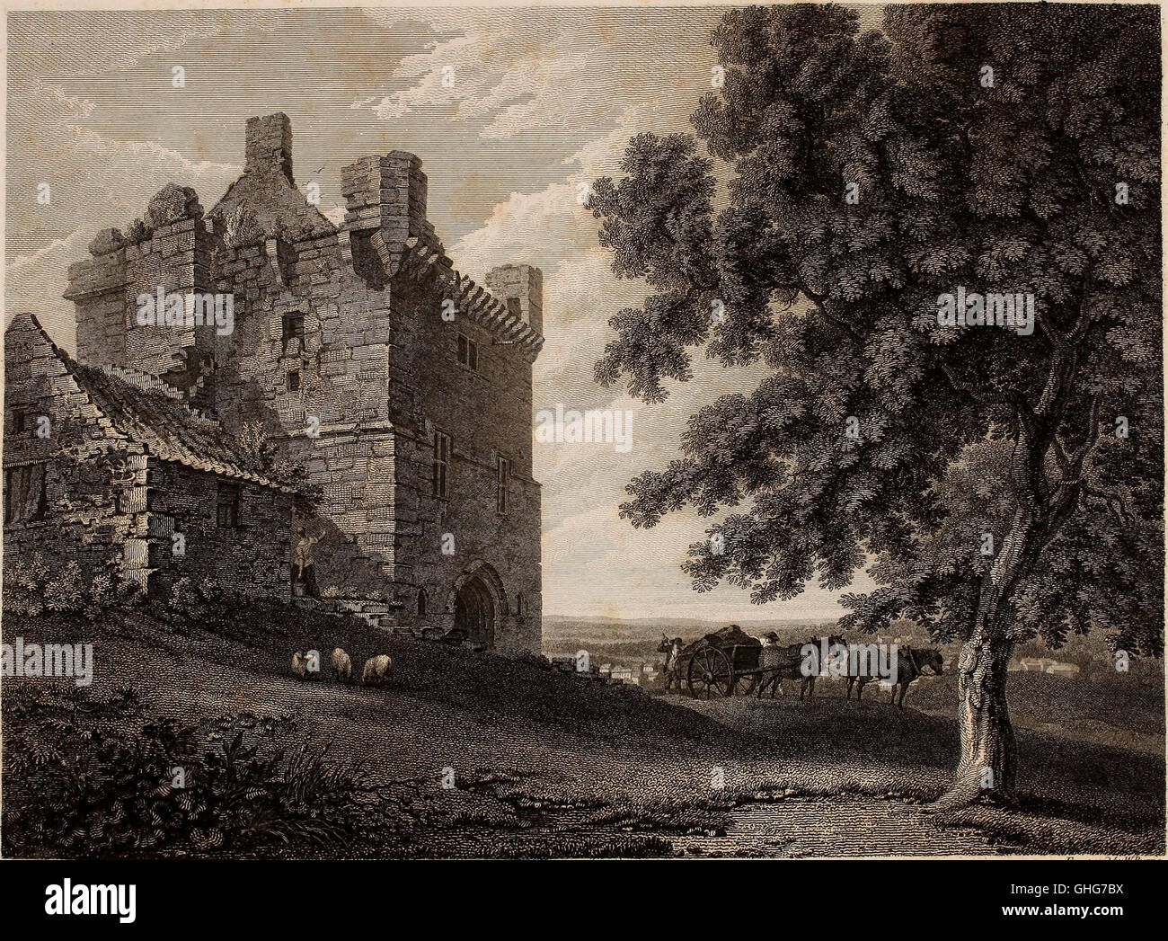 'Antiquities of Great Britain' (1807) presents illustrated views of ...