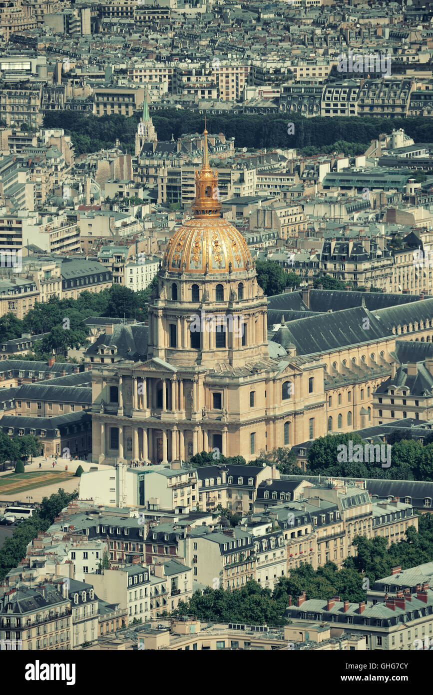 Napoleon's tomb rooftop view in Paris Stock Photo - Alamy