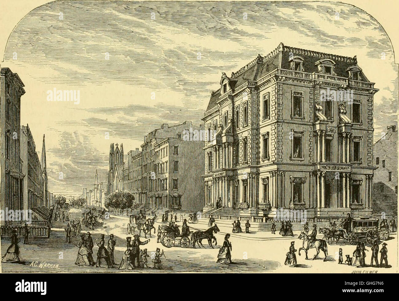 A historical account published in 1873, examining the first century of ...