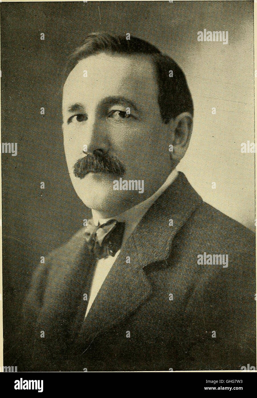 This 1904 publication presents a collection of caricatures depicting ...