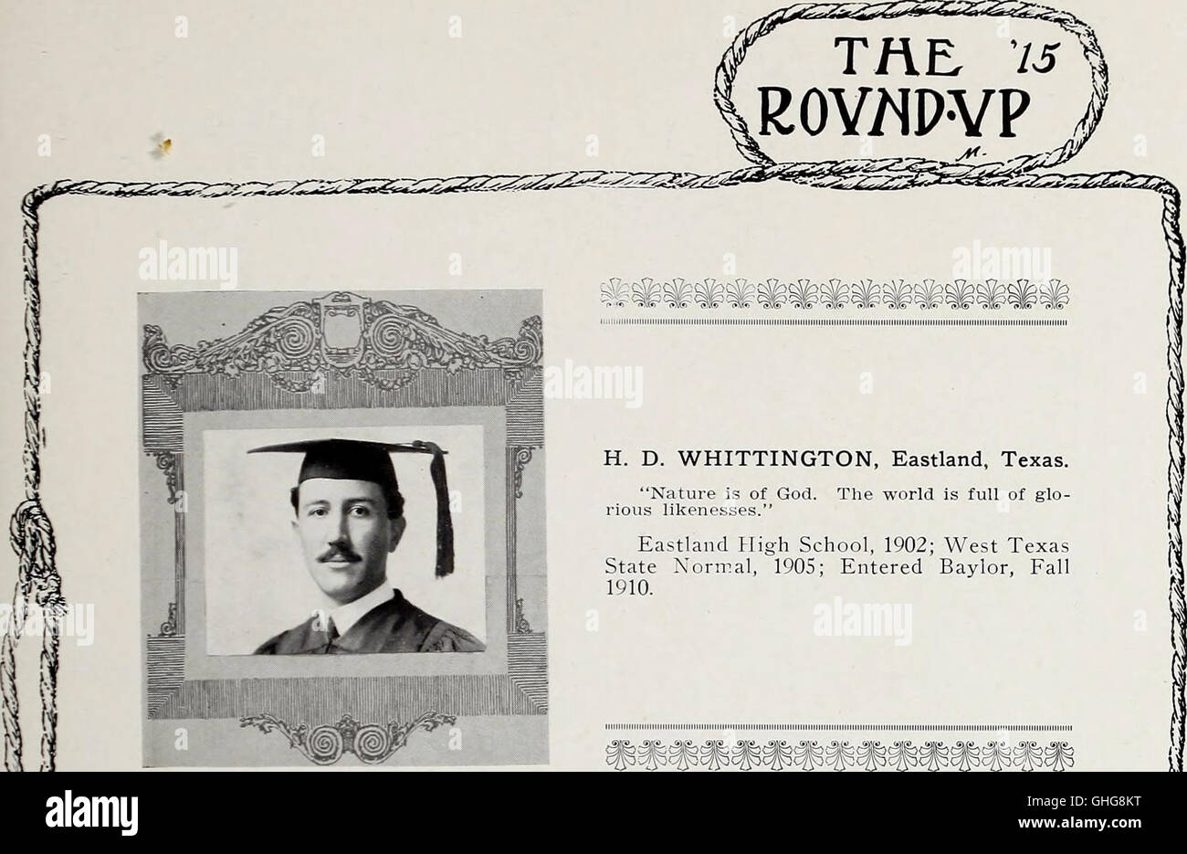 This 1915 work focuses on the rounding up of cattle, capturing the ...