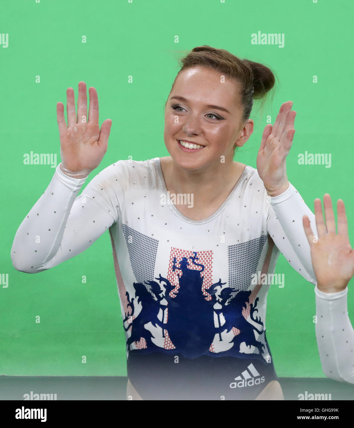 Great Britain's Amy Tinkler during the women's team Gymnastics final at ...